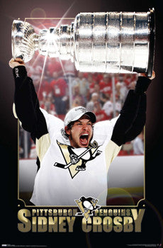 Sidney Crosby "Holy Grail" 2009 Stanley Cup Poster - Costacos Sports ...