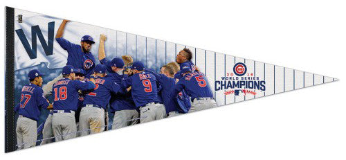 Chicago Cubs 2016 World Series CELEBRATION Premium 17x40 XL Felt ...