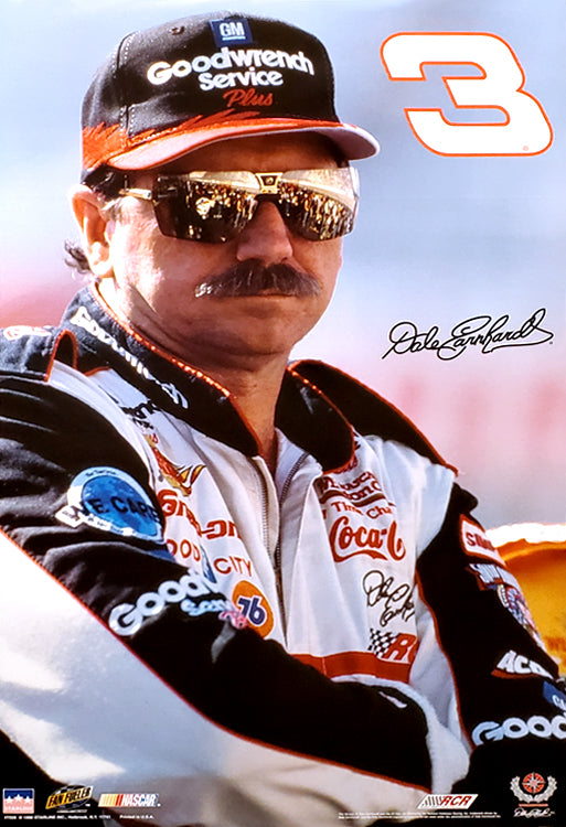 Dale Earnhardt "Signature 3" Vintage NASCAR Poster - Starline 2000 ...