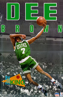 Dee Brown "Slam Dunk King" Boston Celtics Vintage Original Poster - St ...