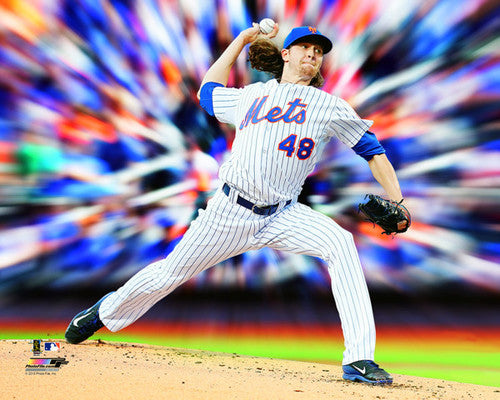 Jacob de Grom "MotionBlast" New York Mets Premium MLB Poster Print ...