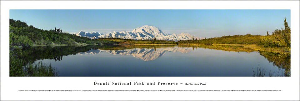 Denali National Park, Mount McKinley, Alaska Panoramic Poster Print ...