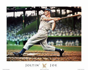 Joe DiMaggio "Joltin' Joe" Art Print by Darryl Vlasak - ISI 2008 ...