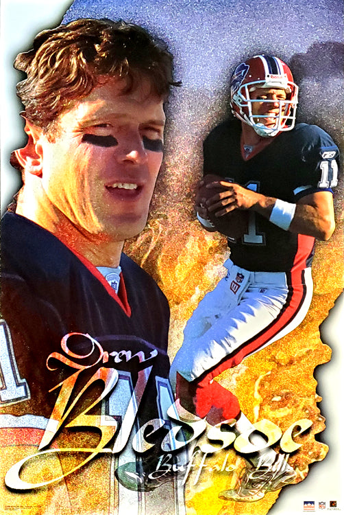 Jim Kelly "Superstar" Buffalo Bills NFL Football Action Poster ...