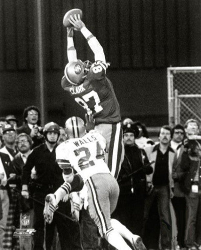 Dwight Clark "The Catch" (01-10-1982) Premium Poster Print - Photofile ...