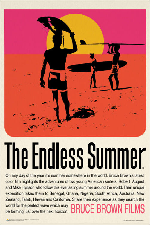 The Endless Summer 1966 Surfing Movie Poster - Scorpio Posters 2020 ...
