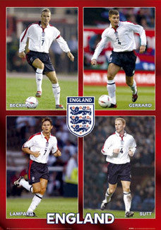 Team England "Midfield" - UK 2004 – Sports Poster Warehouse