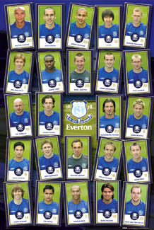 Everton FC "Super 24" (2005/06) - GB Posters – Sports Poster Warehouse