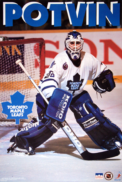 Curtis Joseph "Cujo" Toronto Maple Leafs NHL Hockey Goalie Action Post ...