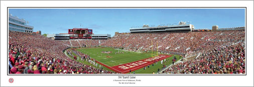 Florida State Seminoles "34 Yard Line" Stadium Panoramic Poster ...