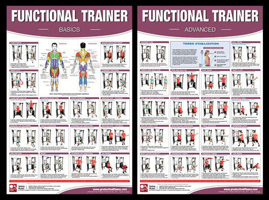 Chest Workout Professional Fitness Gym Instructional Wall Chart Poster ...