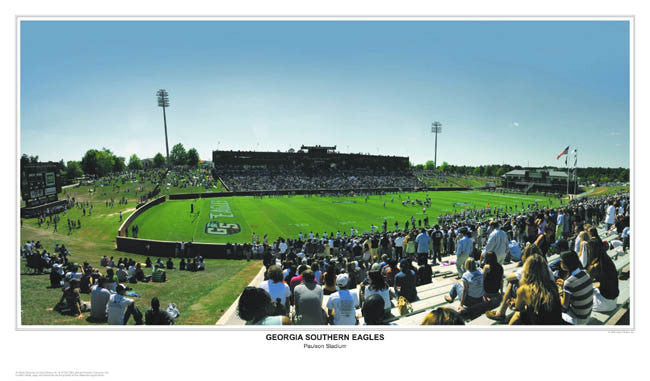 Georgia Southern Football Paulson Stadium - SPI 2006 – Sports Poster ...