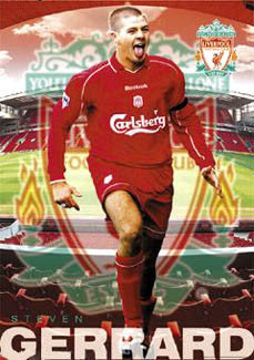 Steven Gerrard "Anfield Star" - GB 2002 – Sports Poster Warehouse