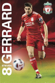 Steven Gerrard "SuperAction" (2011) Liverpool FC Poster - GB Eye ...