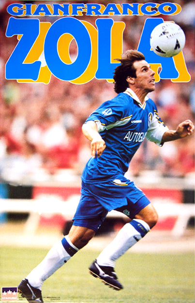 Gianfranco Zola "Action" Chelsea FC Soccer Action Poster - Starline 19 ...