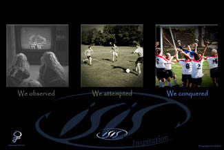 Girls Soccer "We Conquered" Motivational Poster - IS Inspiration ...