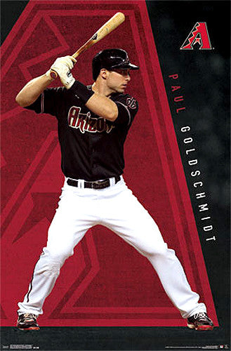 Paul Goldschmidt "Blast" Arizona Diamondbacks MLB Action Wall Poster ...