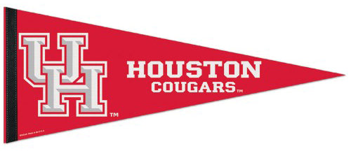 University of Houston Cougars NCAA Sports Team Logo Premium Felt Penna ...