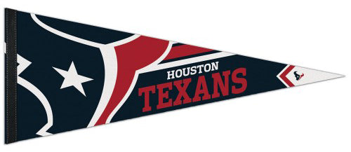 Houston Texans Official NFL Football Logo-Style Premium Felt Pennant ...