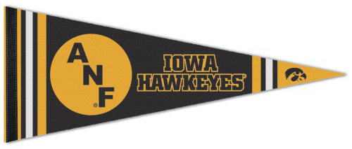 Iowa Hawkeyes "ANF" NCAA College Vault 1980s-Style Premium Felt Collec ...