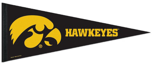 Iowa Hawkeyes NCAA Athletics Premium Felt Collector's Pennant ...