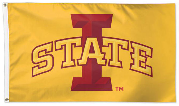 Iowa State Cyclones Official NCAA Deluxe 3'x5' Team Logo Flag - Wincra ...