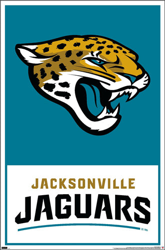 Jacksonville Jaguars Official NFL Football Team Logo Poster - Starline ...