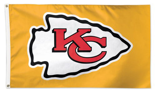 Kansas City Chiefs Official NFL Football Deluxe-Edition 3'x5' Flag (Lo ...