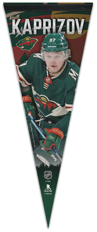 Kirill Kaprizov Minnesota Wild NHL Superstar Series Premium Felt ...
