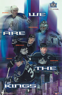 L.A. Kings "We Are The Kings" Poster (Robitaille, Norstrom, Palffy ...