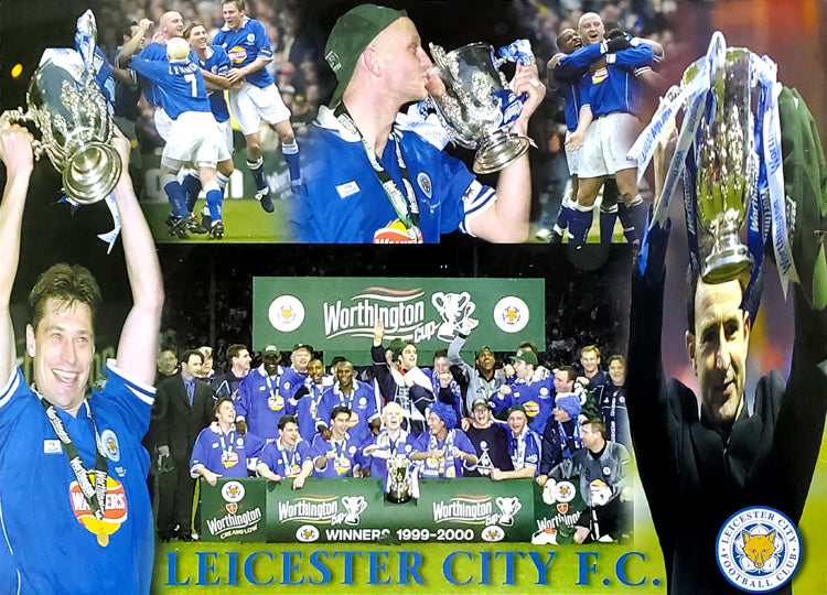 Leicester City FC 2000 EPL Football Team 23-Player-Action Poster - UK ...