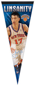 Jeremy Lin "Linsanity" Premium Felt Signature Pennant - Wincraft Inc ...