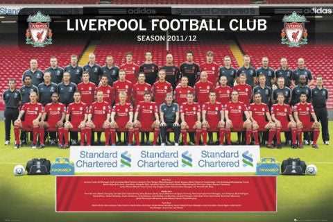 Liverpool FC 2011/12 Official Team Portrait Poster - GB Eye (UK ...