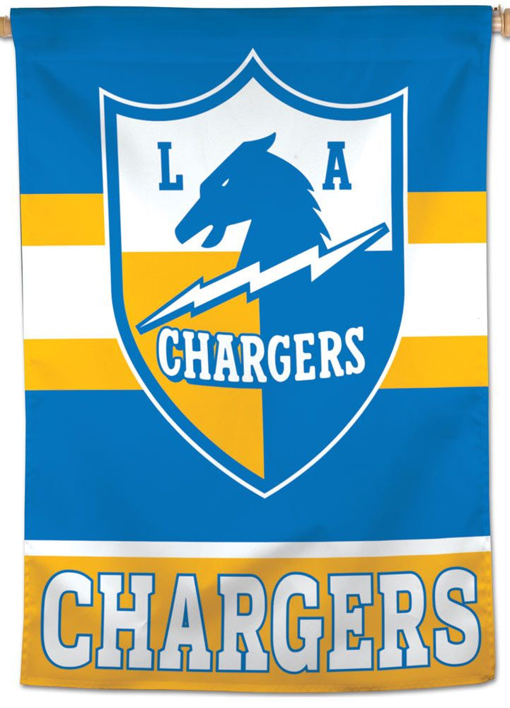 San Diego Chargers "Classic Lightning" NFL Theme Art Poster by Chuck R ...