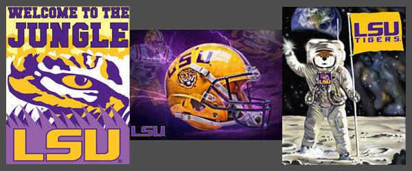 LSU Tigers "Football Spirit" 3-Poster Combo Set - Team Spirit Posters ...