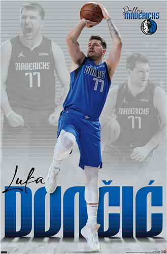 Luka Doncic "Action" Dallas Mavericks NBA Basketball Action Poster - C ...