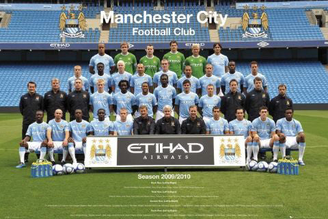 Manchester City FC Official Team Portrait 2009/10 - GB Eye – Sports ...