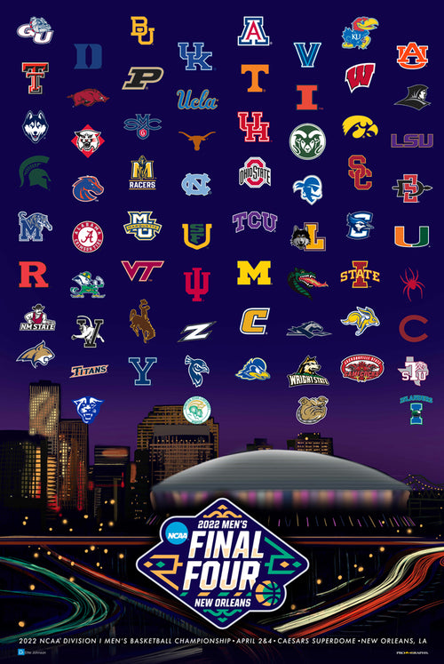 NCAA Final Four March Madness Posters – Sports Poster Warehouse