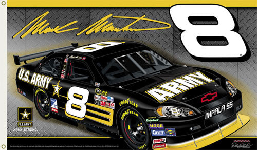Mark Martin "Army 8" 3'x5' Flag - BSI 2008 – Sports Poster Warehouse