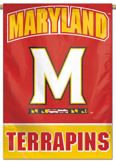 Maryland Terrapins Official NCAA Team Logo NCAA Premium 28x40 Wall Ban ...
