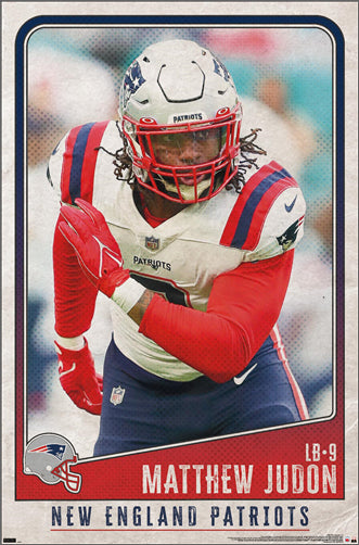 Matthew Judon "Bonecrusher" New England Patriots NFL Football Action P ...