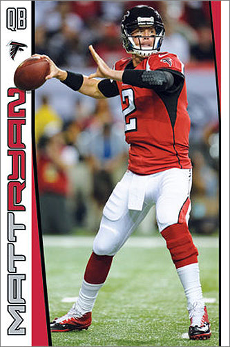 Matt Ryan "Cannon" Atlanta Falcons QB Official NFL Football Poster - T ...