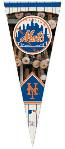 New York Mets Batrack-Style MLB Team Premium Felt Collector's Pennant ...