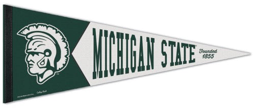 Michigan State Spartans NCAA College Vault 1950s-Style Premium Felt Co ...