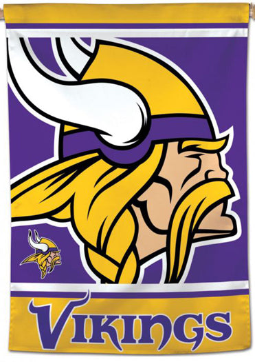 Minnesota Vikings Official NFL Team Logo and Script Style Team Wall BA ...