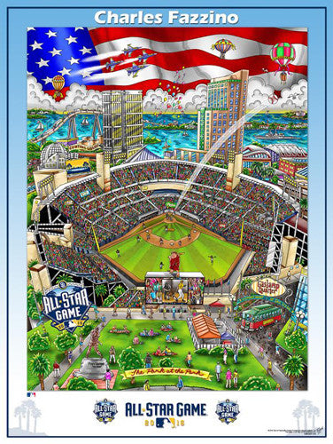 MLB All-Star Game 2016 (San Diego) Commemorative Pop Art Poster by ...