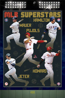 MLB Baseball Superstars (2011) 5-Player Poster - Costacos Sports Inc ...