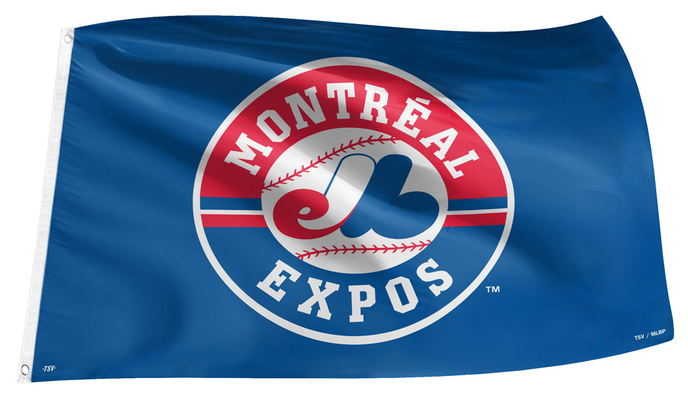 Montreal Expos Logo 1969 Montreal Expos Fleer Decal Metal Sign By Row