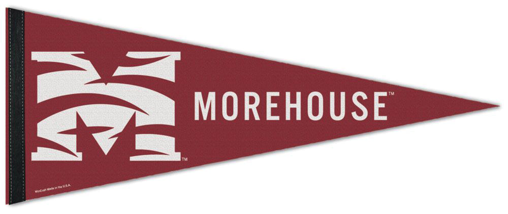 Morehouse College Maroon Tigers Official NCAA Team Logo Premium Felt P ...
