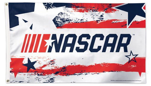 NASCAR Americana Patriotic Racing Logo Emblem Huge 3' x 5' DELUXE Bann ...